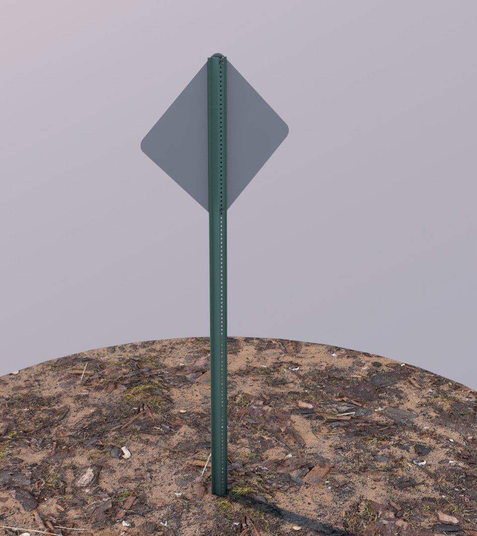 3D road sign - TurboSquid 1307913