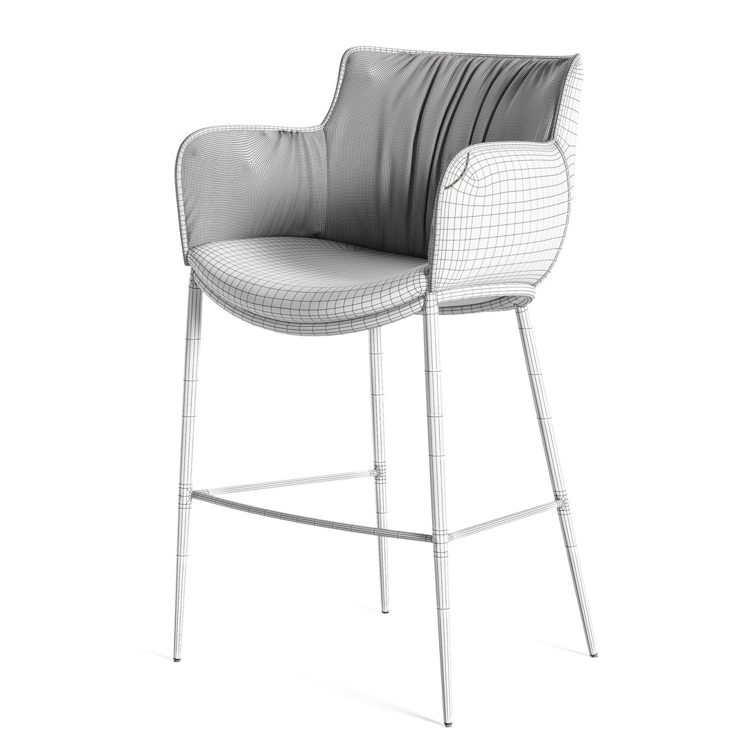 3D Cattelan Italia Rhonda ML Stool - TurboSquid 2228794