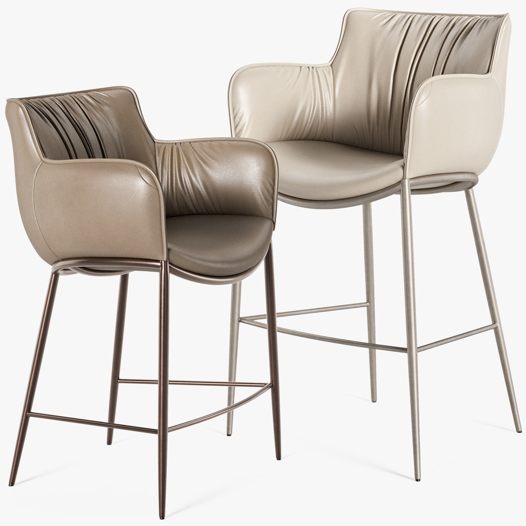 3D Cattelan Italia Rhonda ML Stool - TurboSquid 2228794