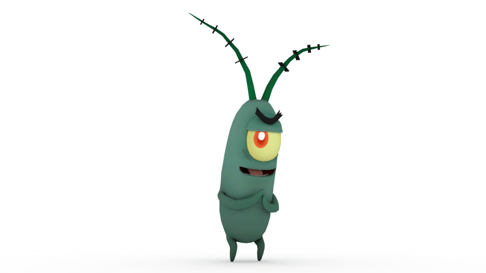 3D Plankton Rigged And Animated - TurboSquid 2336987
