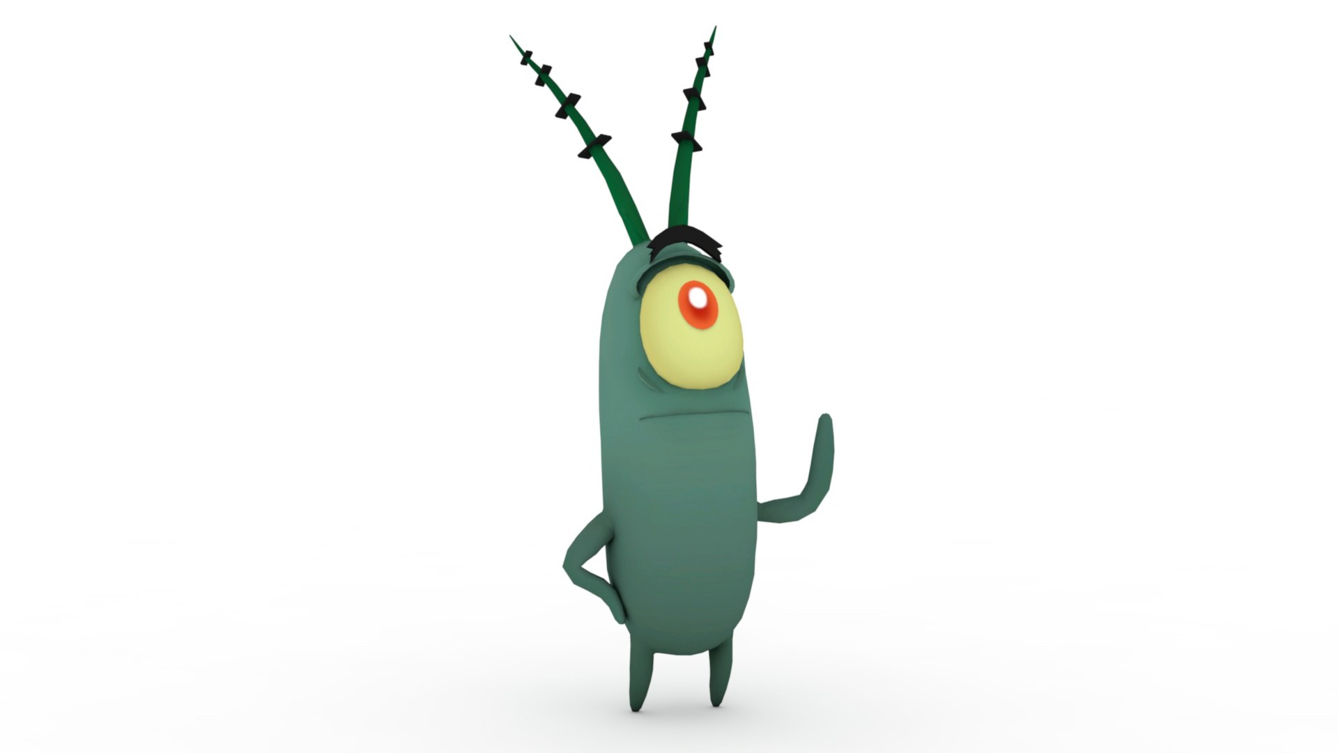 3D Plankton Rigged And Animated - TurboSquid 2336987