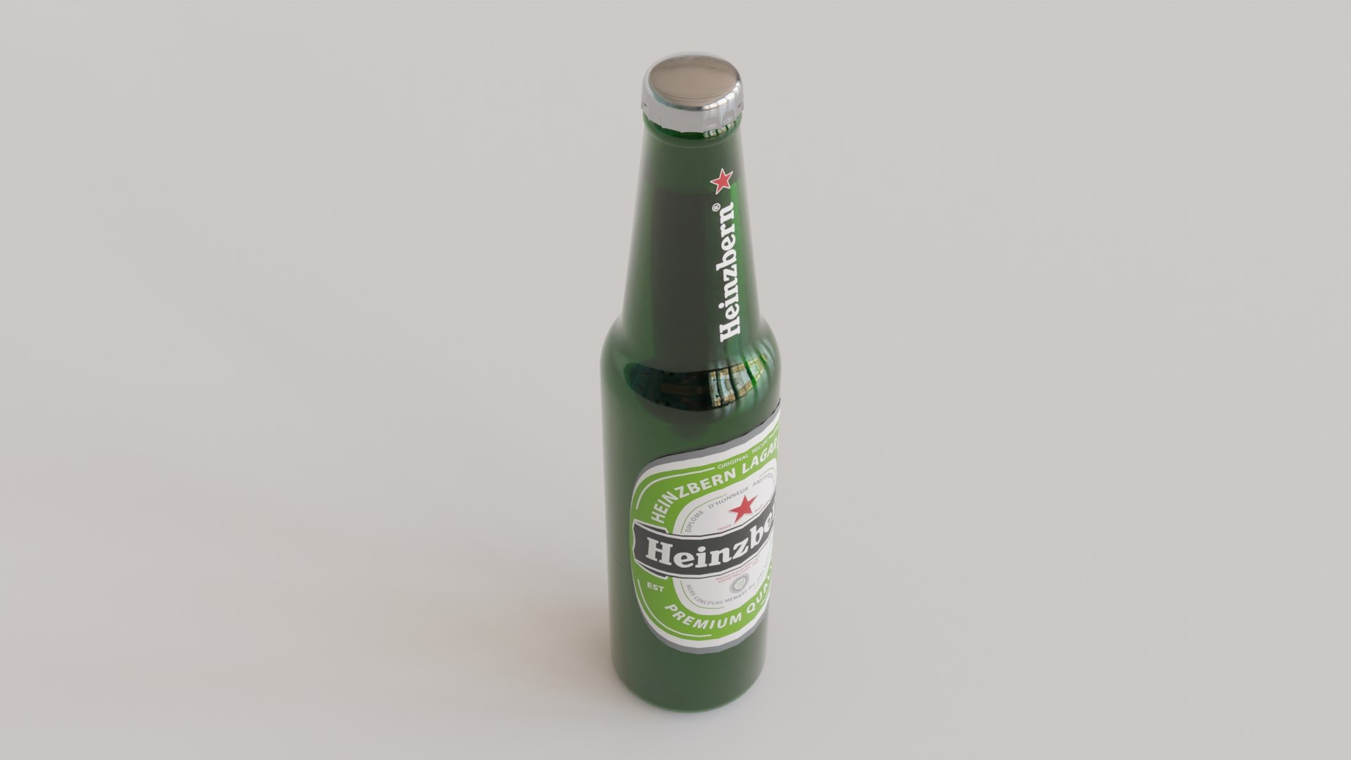 3D Model Beer Bottle - TurboSquid 2196035