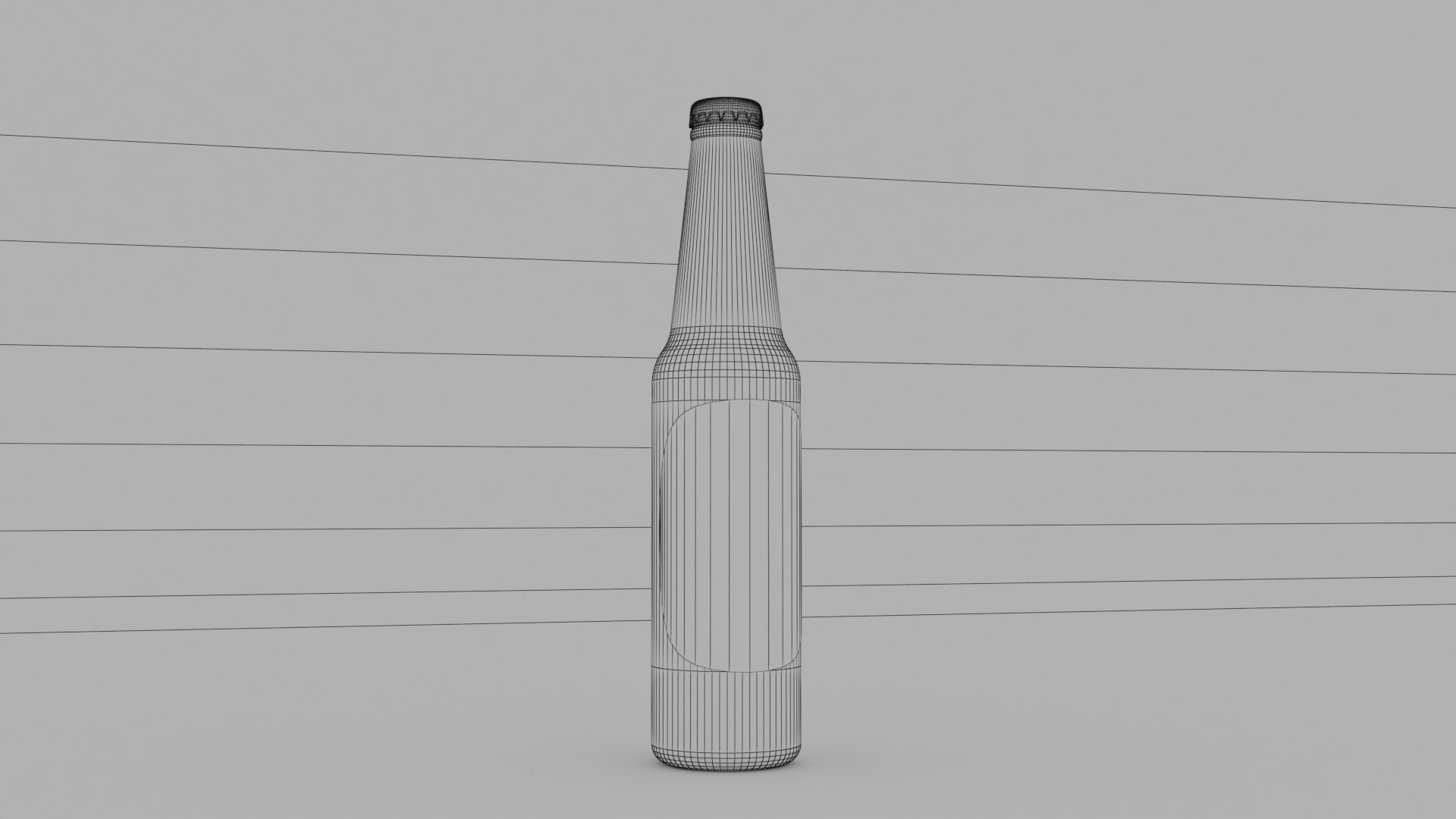 3D Model Beer Bottle - TurboSquid 2196035
