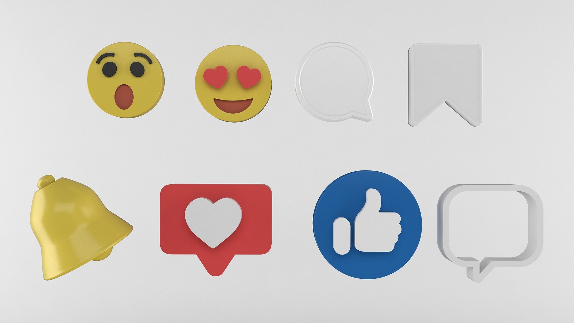 Emojis Model - TurboSquid 1787936