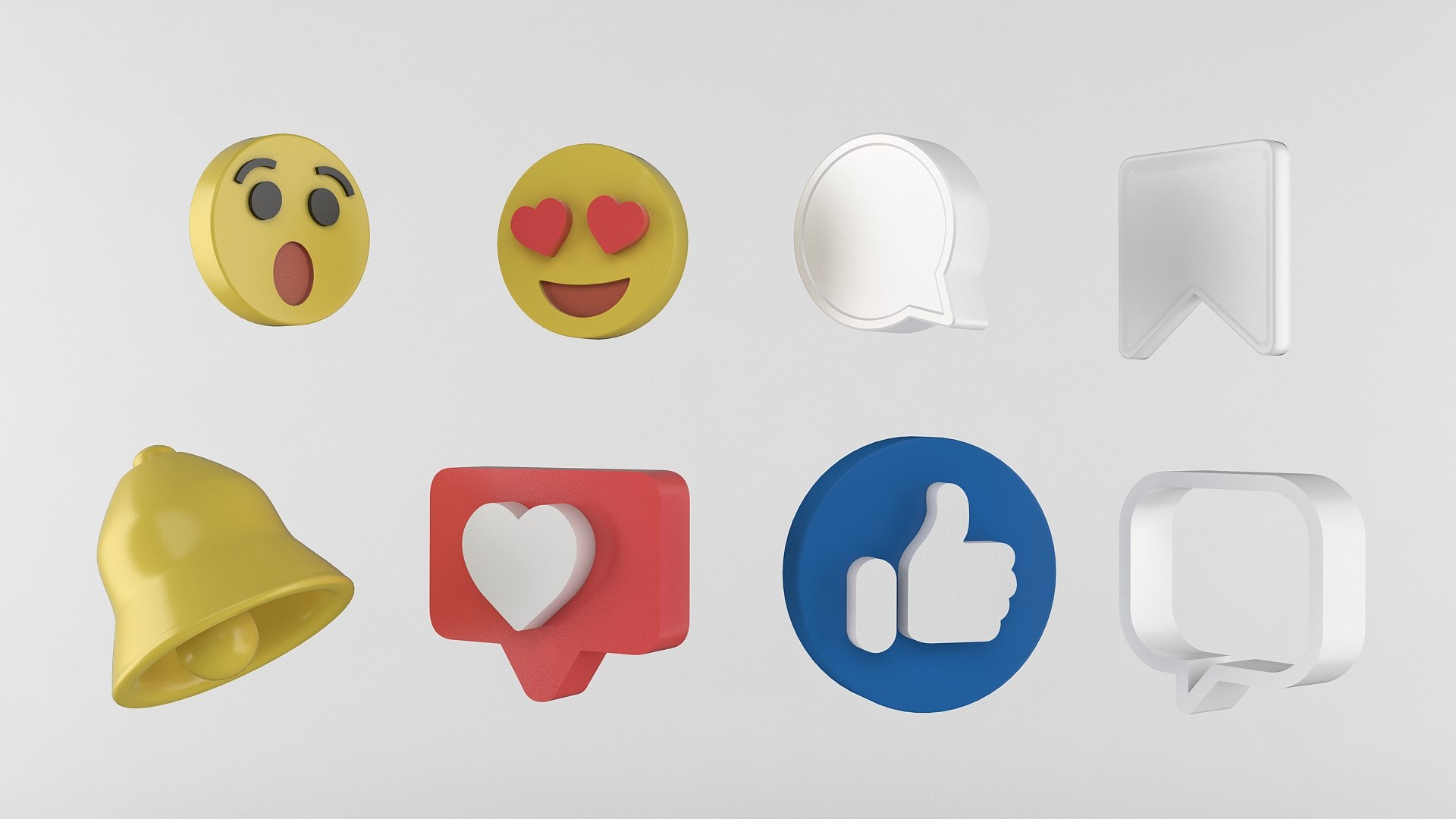 Emojis Model - TurboSquid 1787936