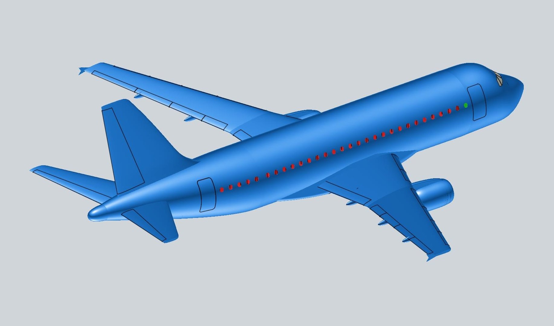 Airbus A319-100 Solid Assembly 3D Model - TurboSquid 1666158