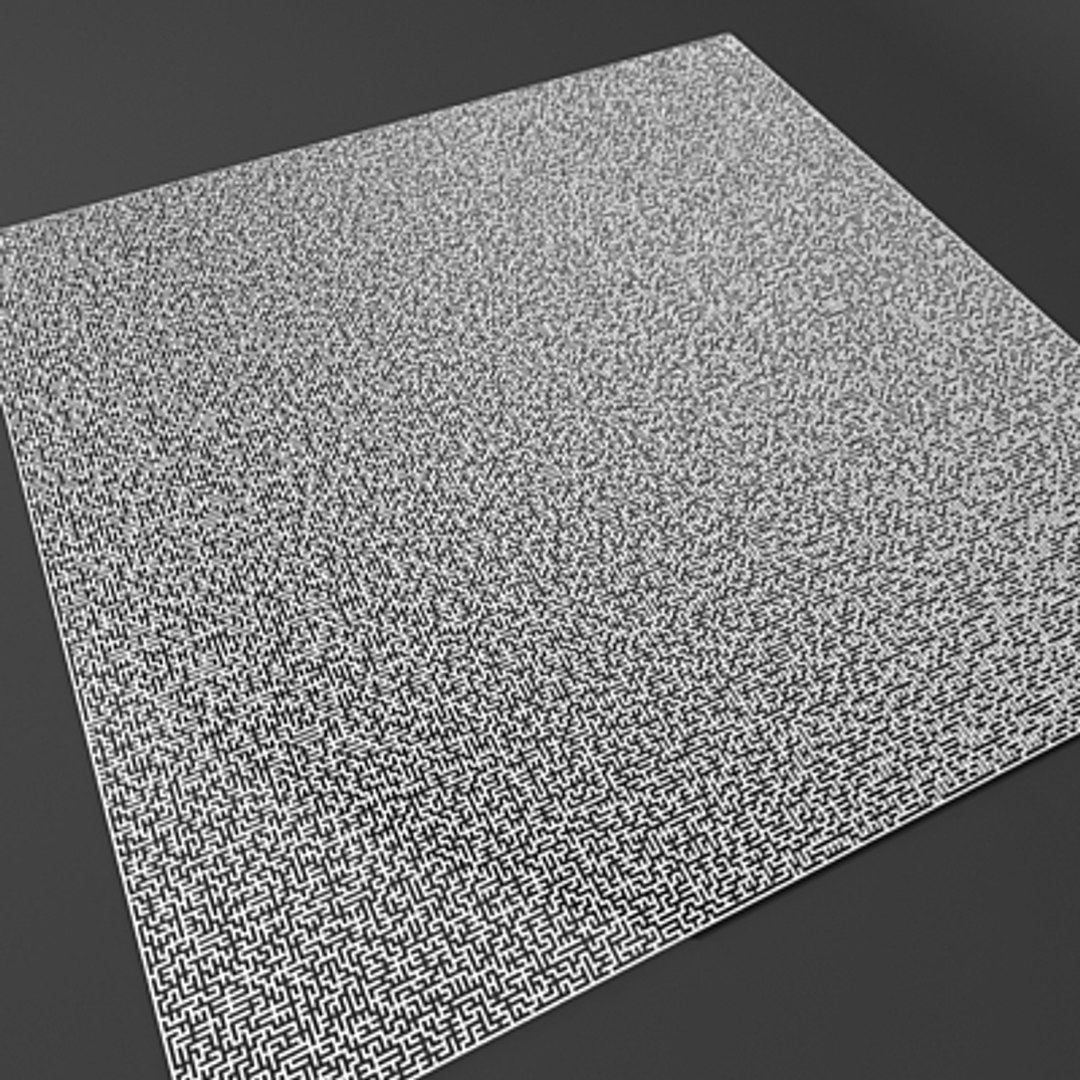 3d Model Of Mega-maze Mazes