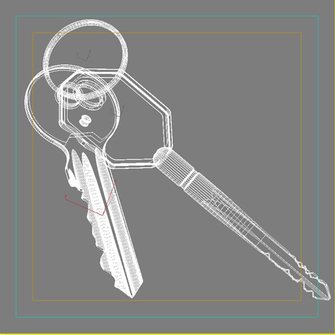 3d model key 05