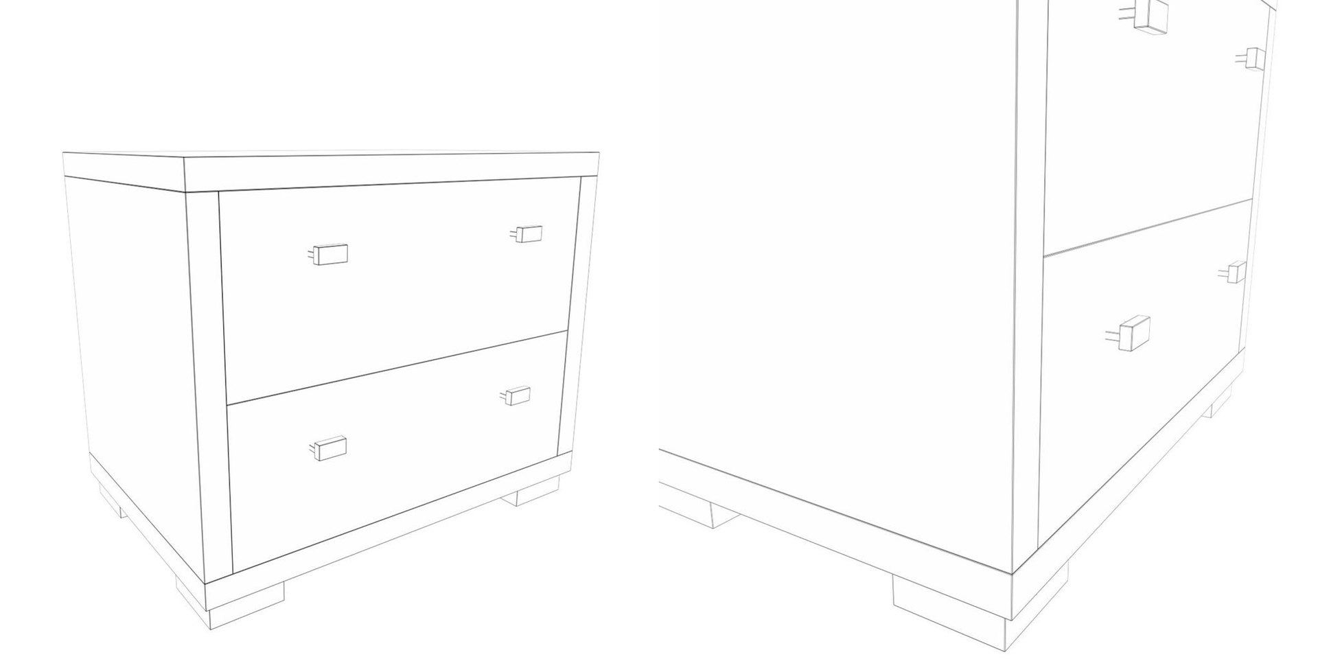 Bedside Table 2 3d 3ds