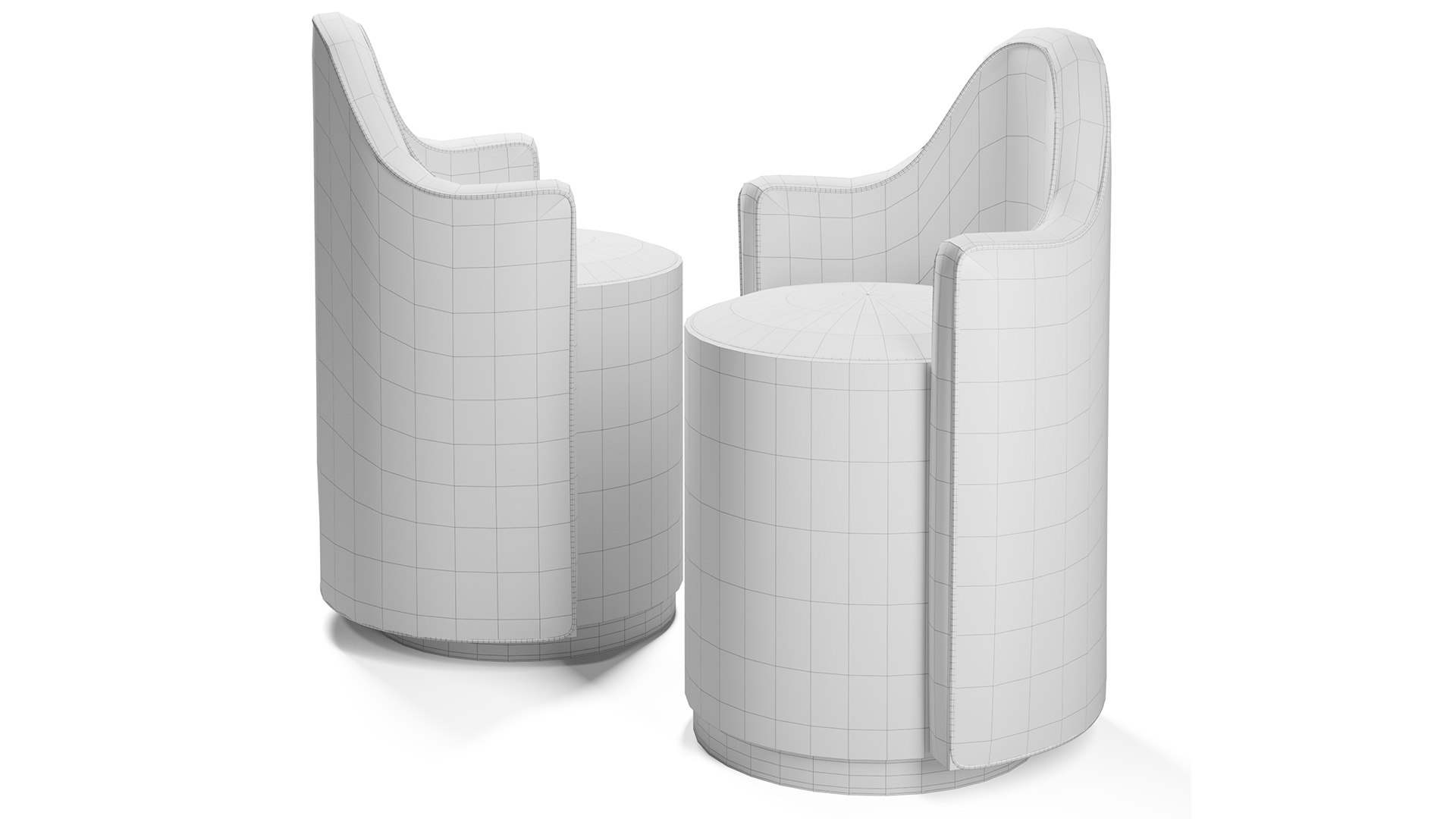 3D Model Chess Chair -Table Set - TurboSquid 1942565