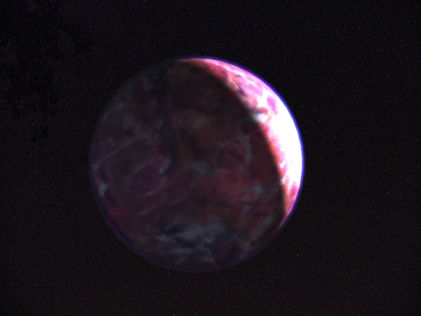 Free Planet Atmosphere 3d Model