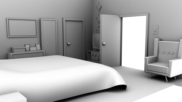 3D interior scene model - TurboSquid 1355914