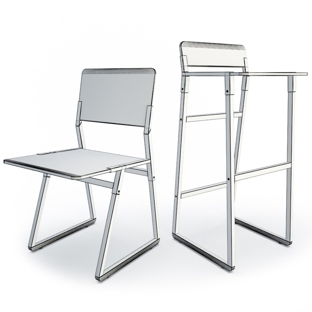 Noem Wooden Table Wood Furniture 3D Model - TurboSquid 1422879