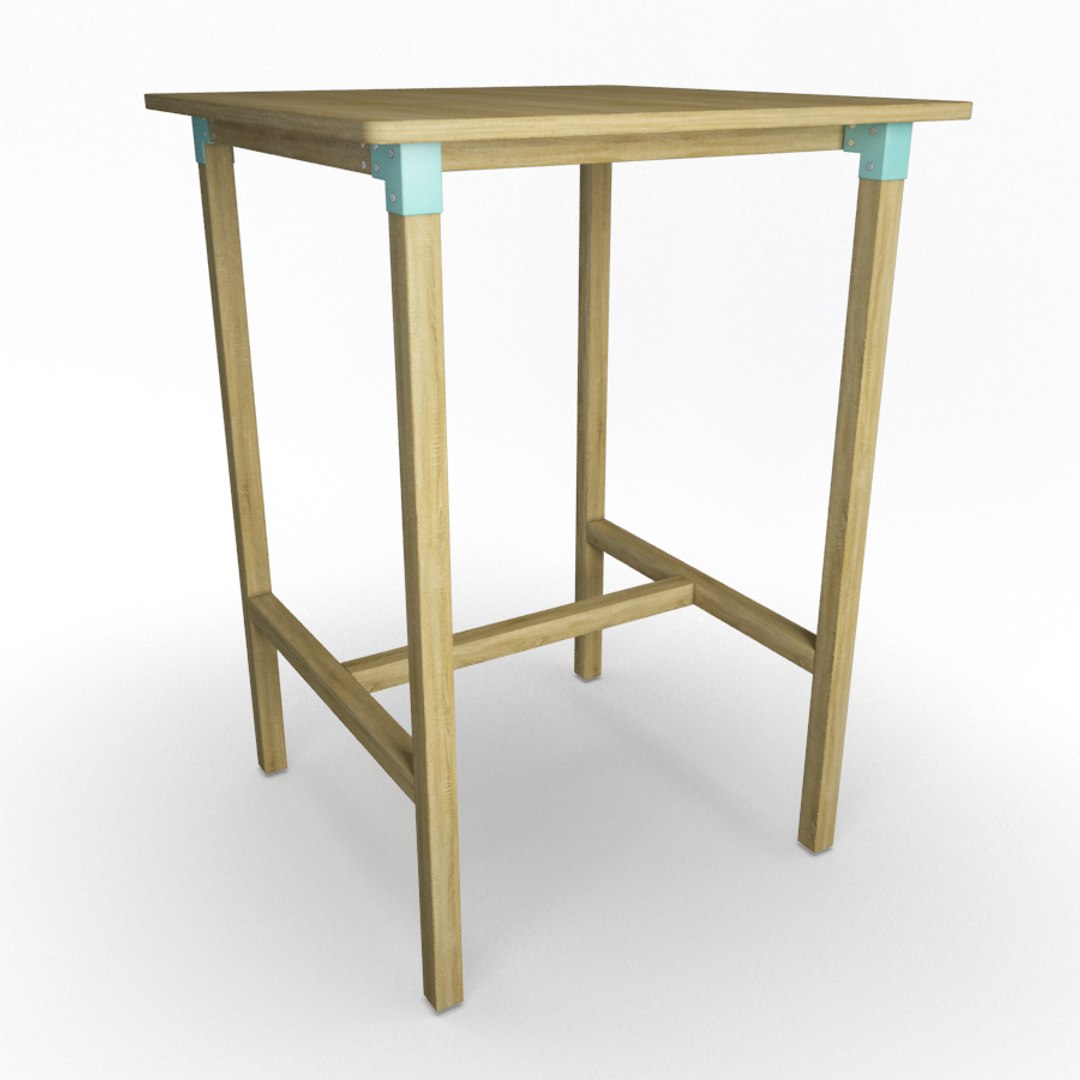 Noem Wooden Table Wood Furniture 3D Model - TurboSquid 1422879