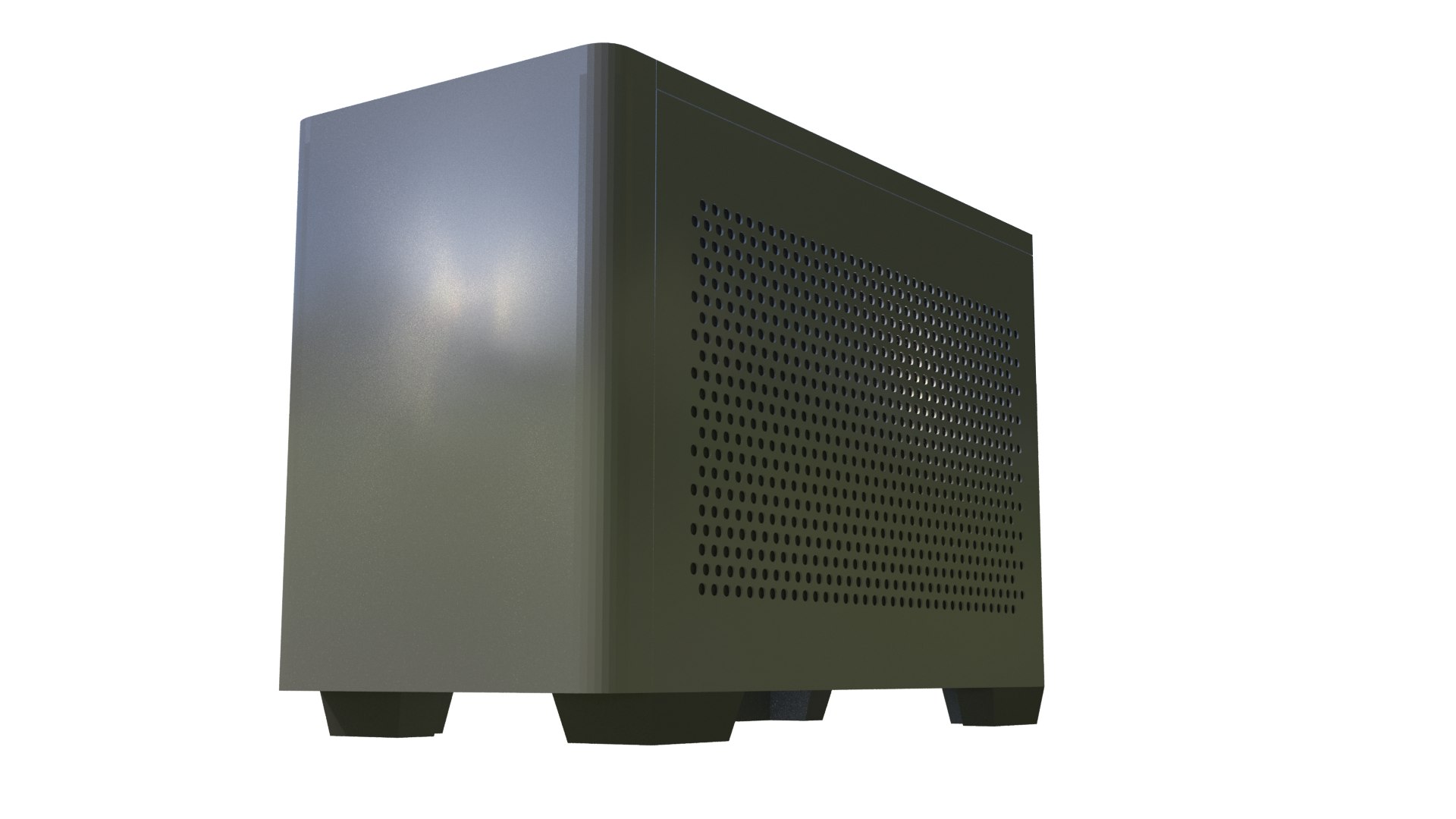 Mini ITX PC Gaming Case 3D Model - TurboSquid 1773875