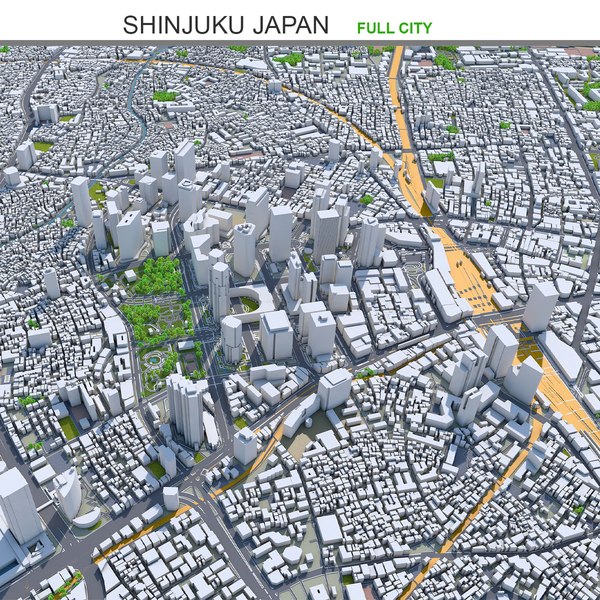 3D Shinjuku Models | TurboSquid