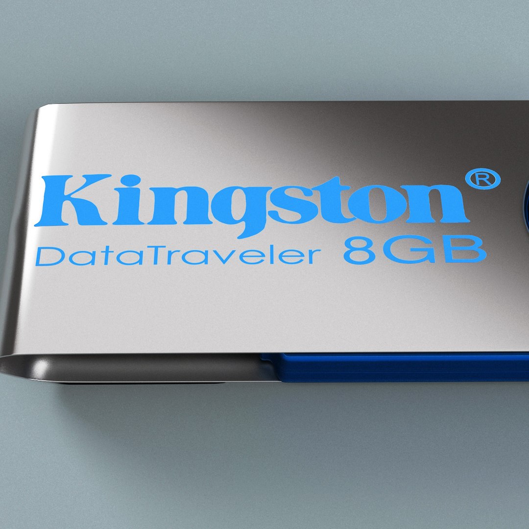 kingston flash 8gb 3d model
