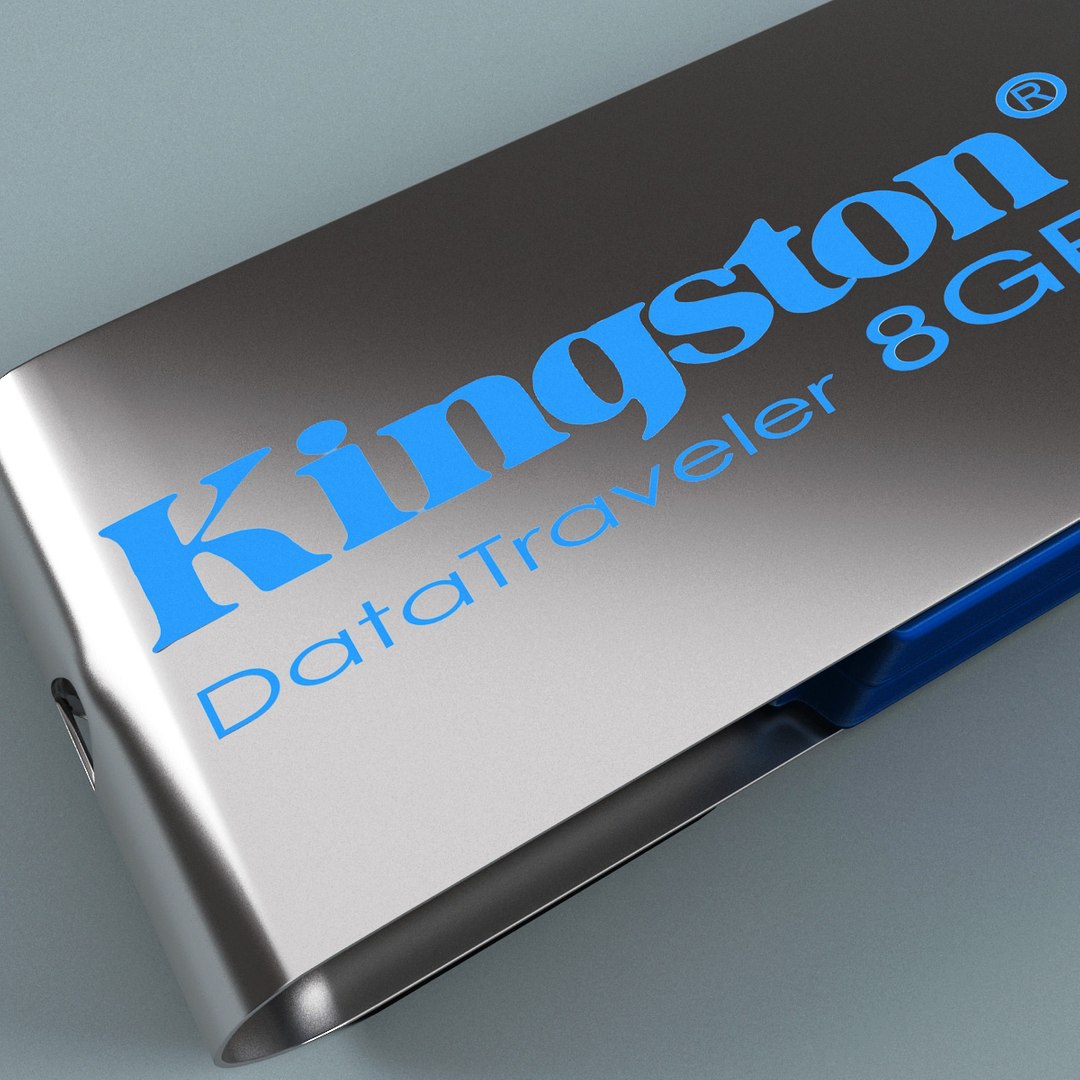 kingston flash 8gb 3d model
