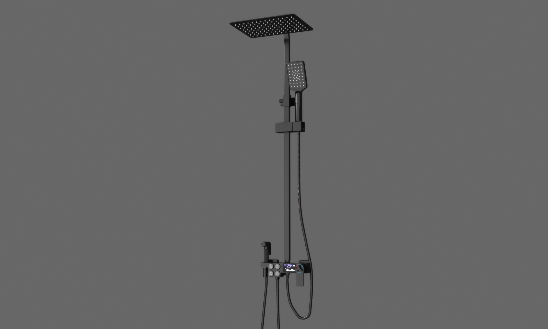 3D Intelligent Shower Model - TurboSquid 1847388