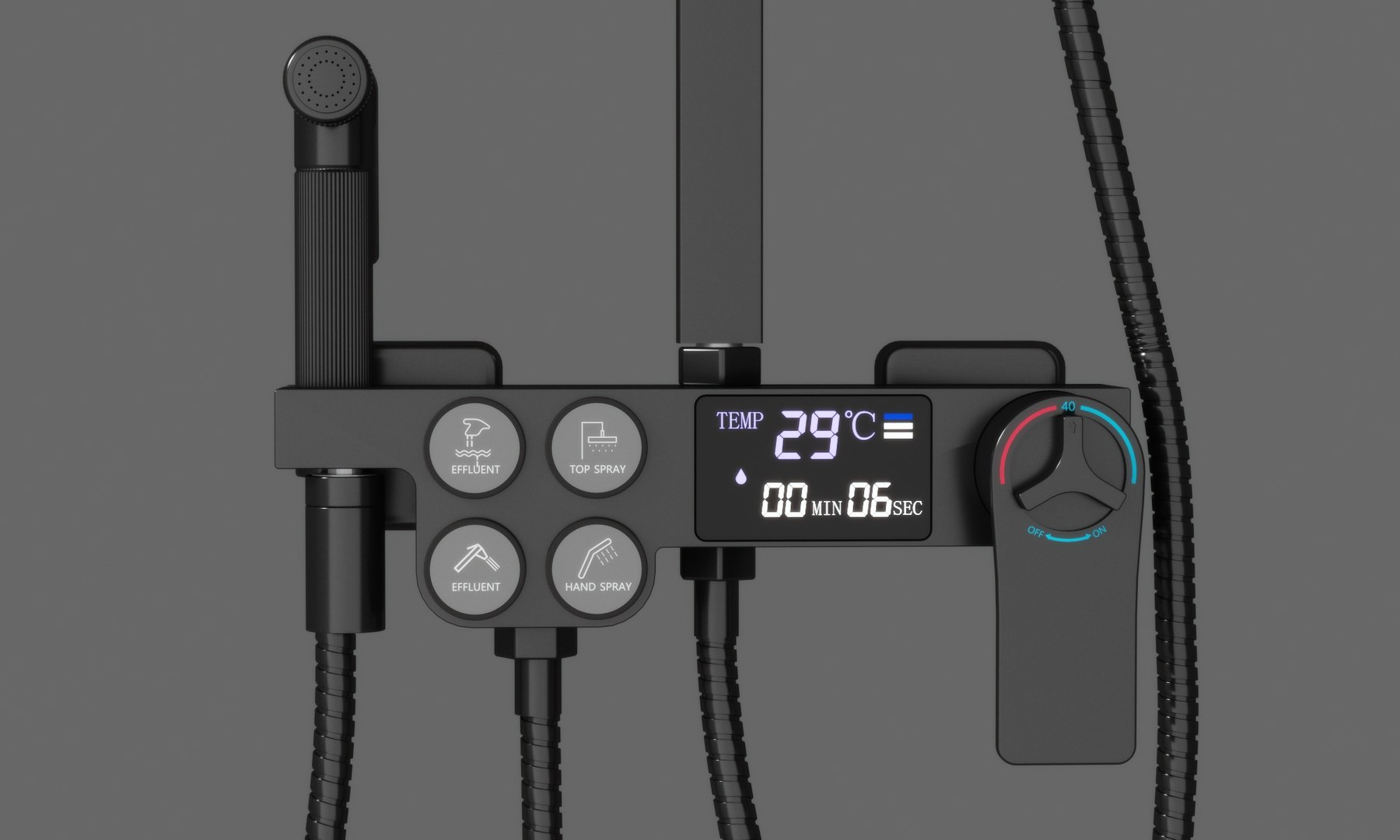 3D Intelligent Shower Model - TurboSquid 1847388