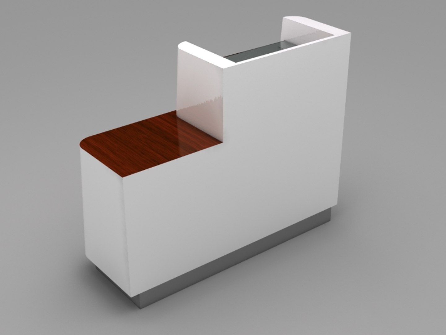 3dsmax Modular Checkout Register Assembly