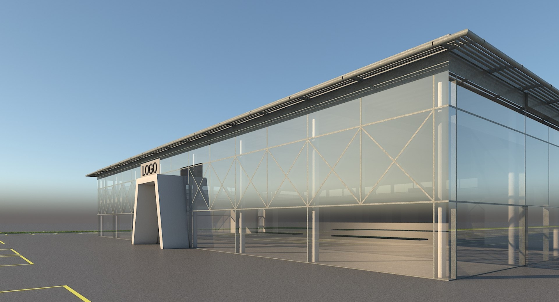 Car Dealership Dealer 3D Model - TurboSquid 1403807