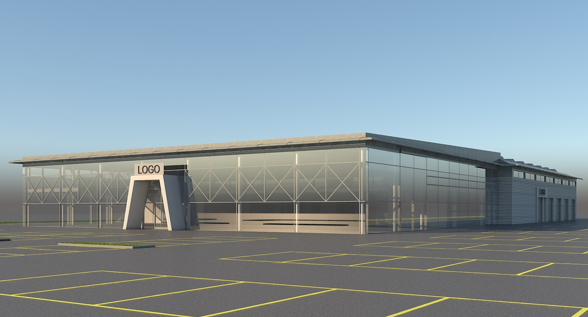 Car Dealership Dealer 3D Model - TurboSquid 1403807