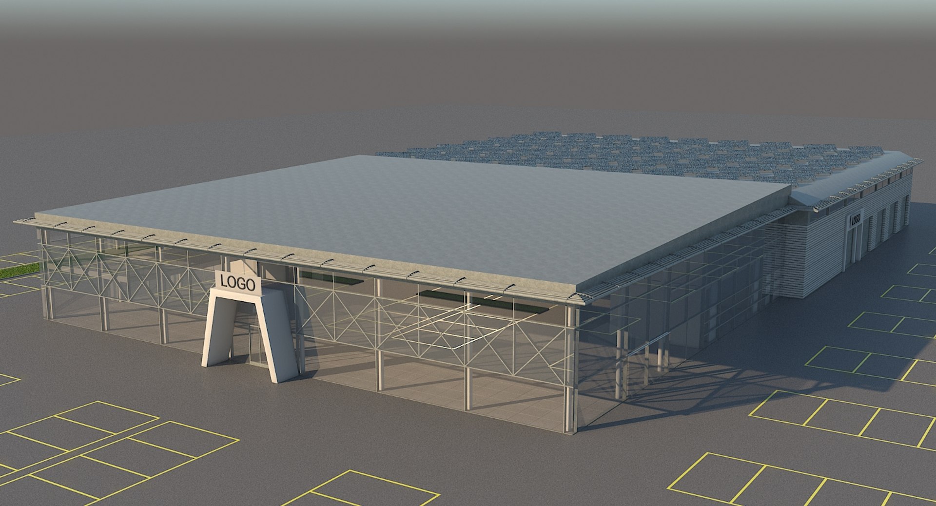 Car Dealership Dealer 3D Model - TurboSquid 1403807