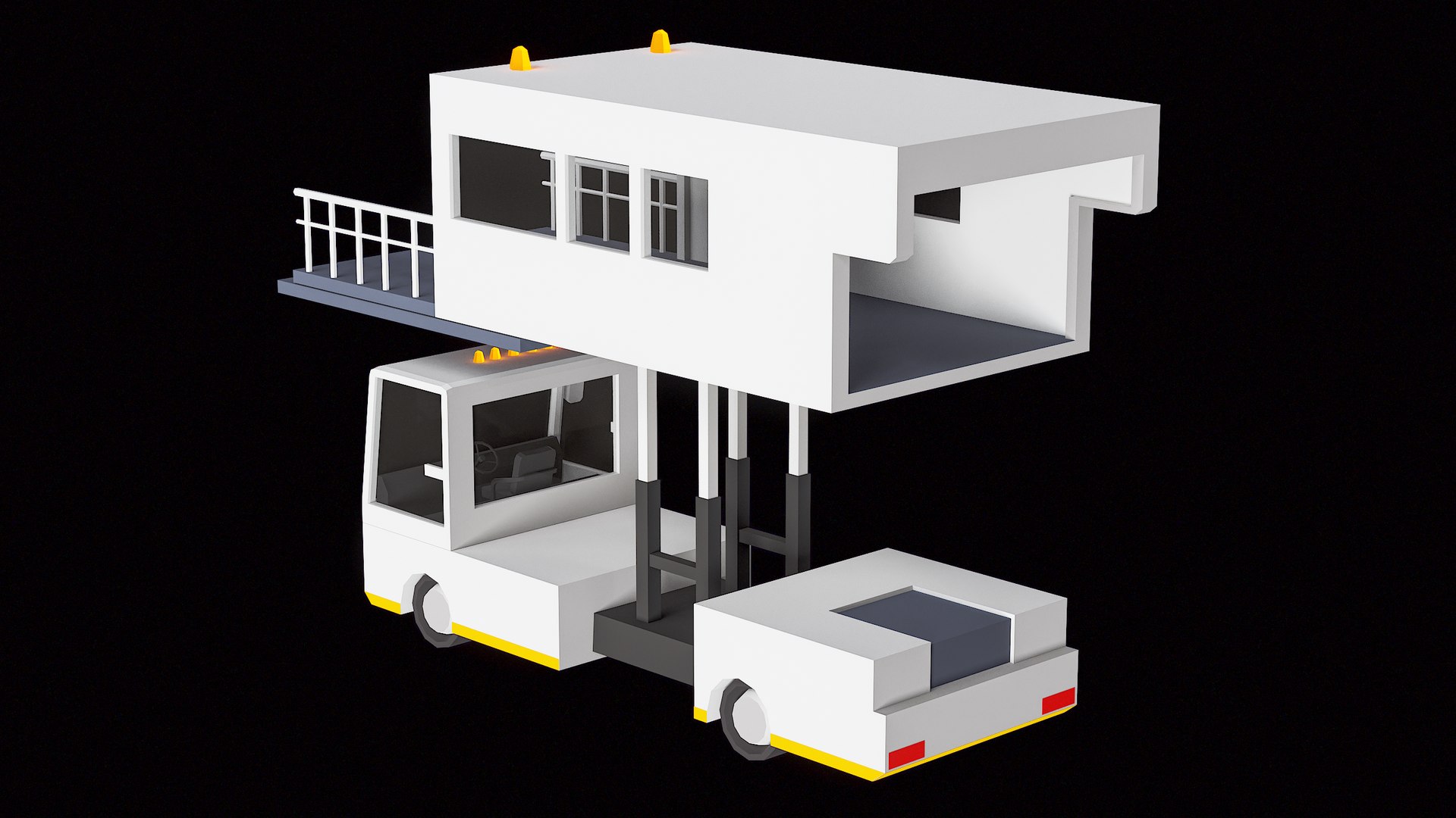 Cartoon Ambulift 10 Lowpoly Airport Vehicle PBR 3D Model - TurboSquid ...