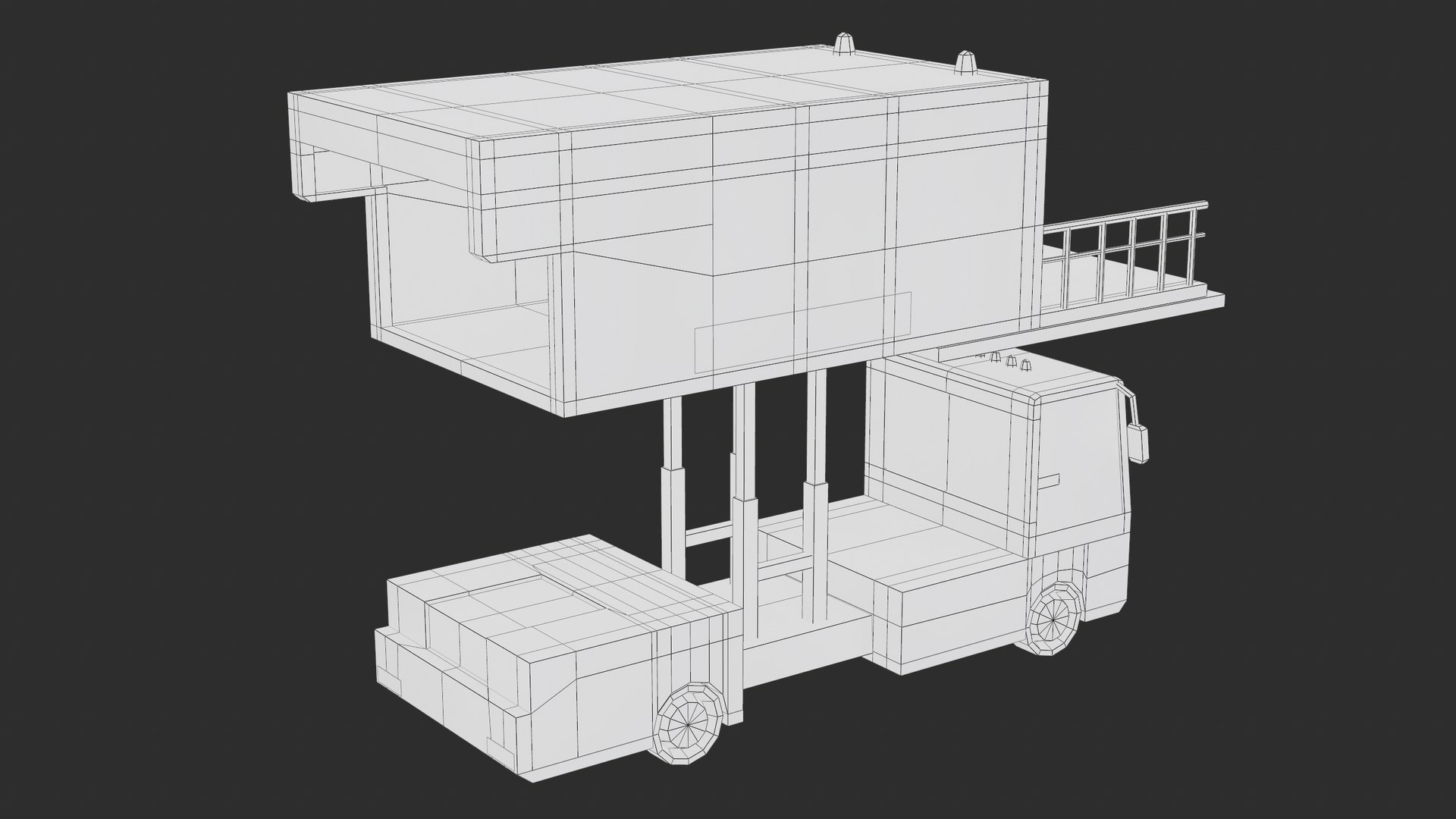 Cartoon Ambulift 10 Lowpoly Airport Vehicle PBR 3D Model - TurboSquid ...