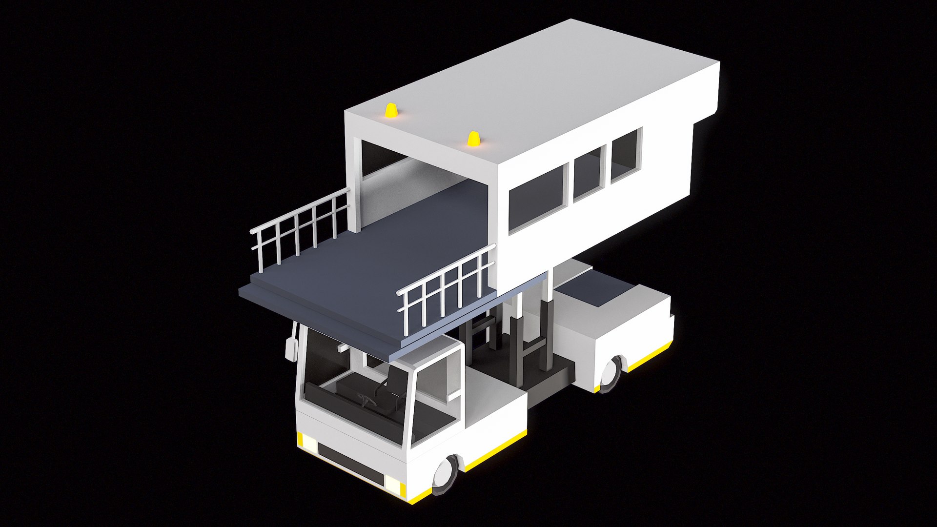 Cartoon Ambulift 10 Lowpoly Airport Vehicle PBR 3D Model - TurboSquid ...