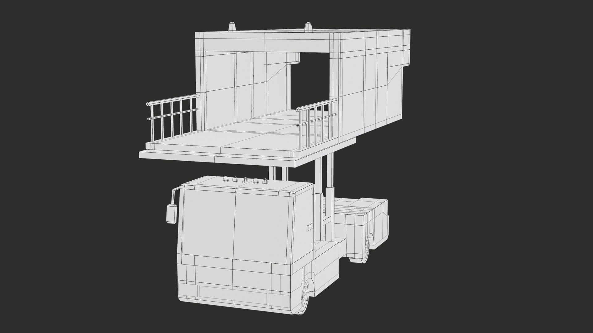 Cartoon Ambulift 10 Lowpoly Airport Vehicle PBR 3D Model - TurboSquid ...