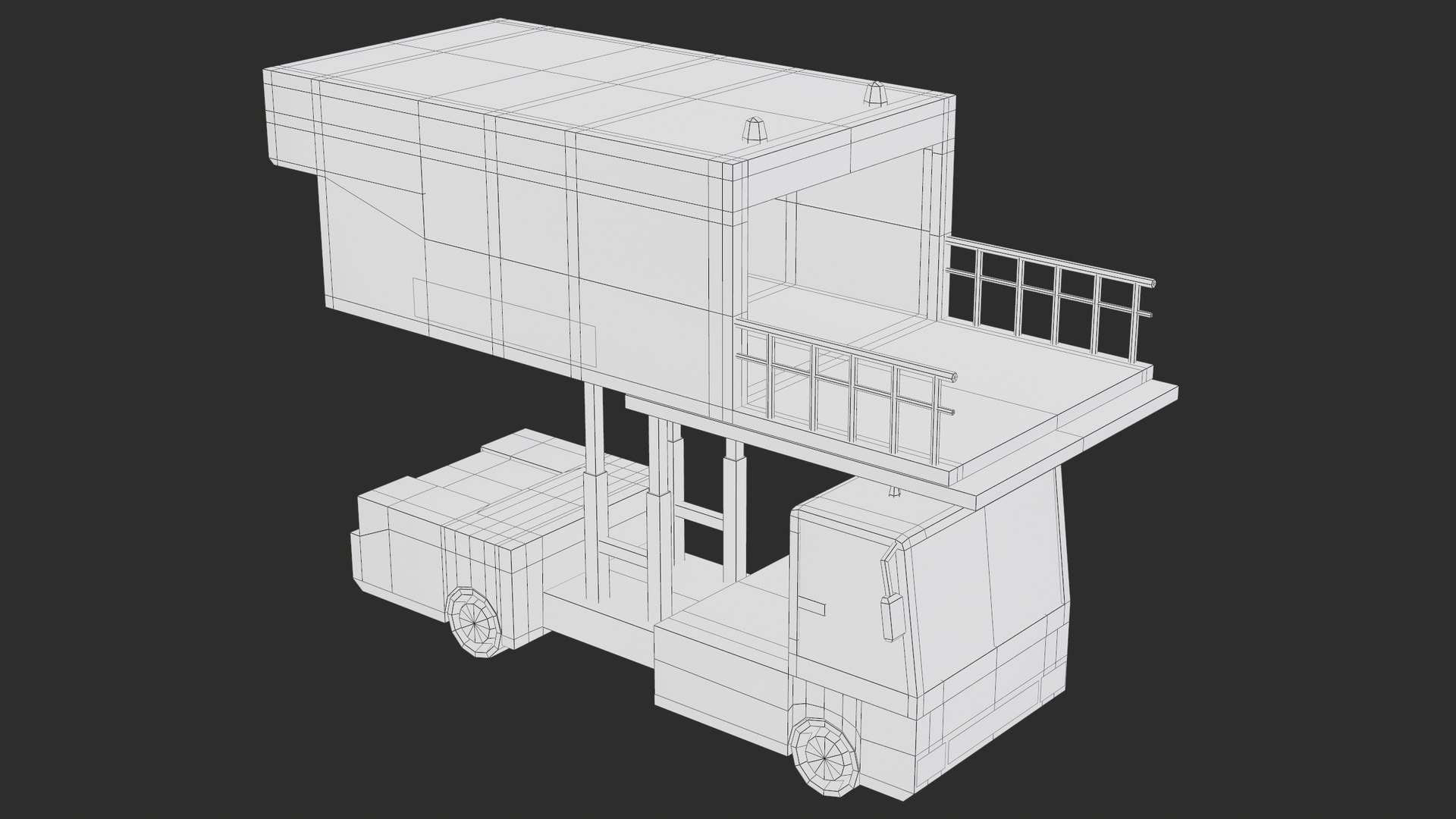 Cartoon Ambulift 10 Lowpoly Airport Vehicle PBR 3D Model - TurboSquid ...