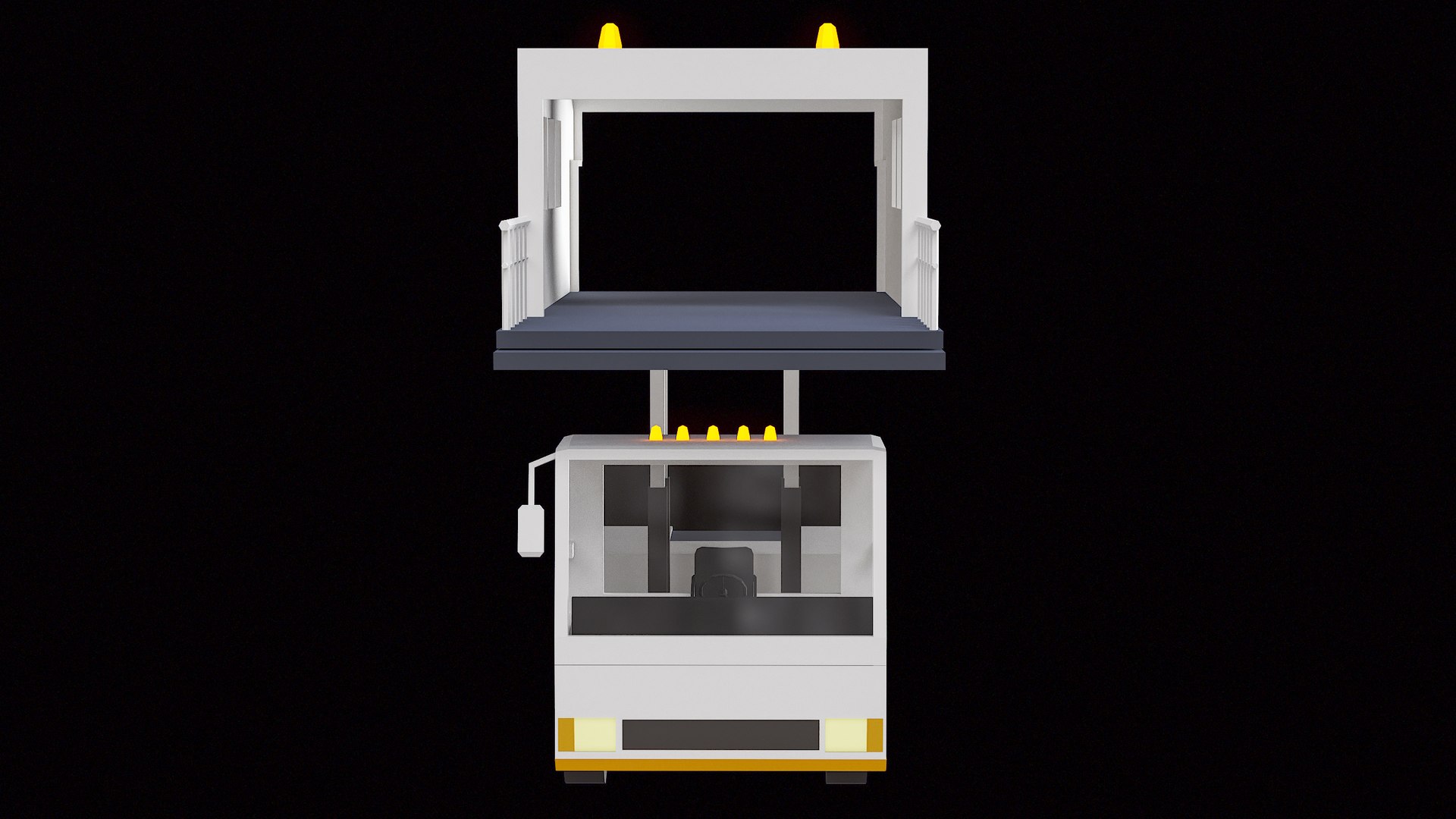 Cartoon Ambulift 10 Lowpoly Airport Vehicle PBR 3D Model - TurboSquid ...