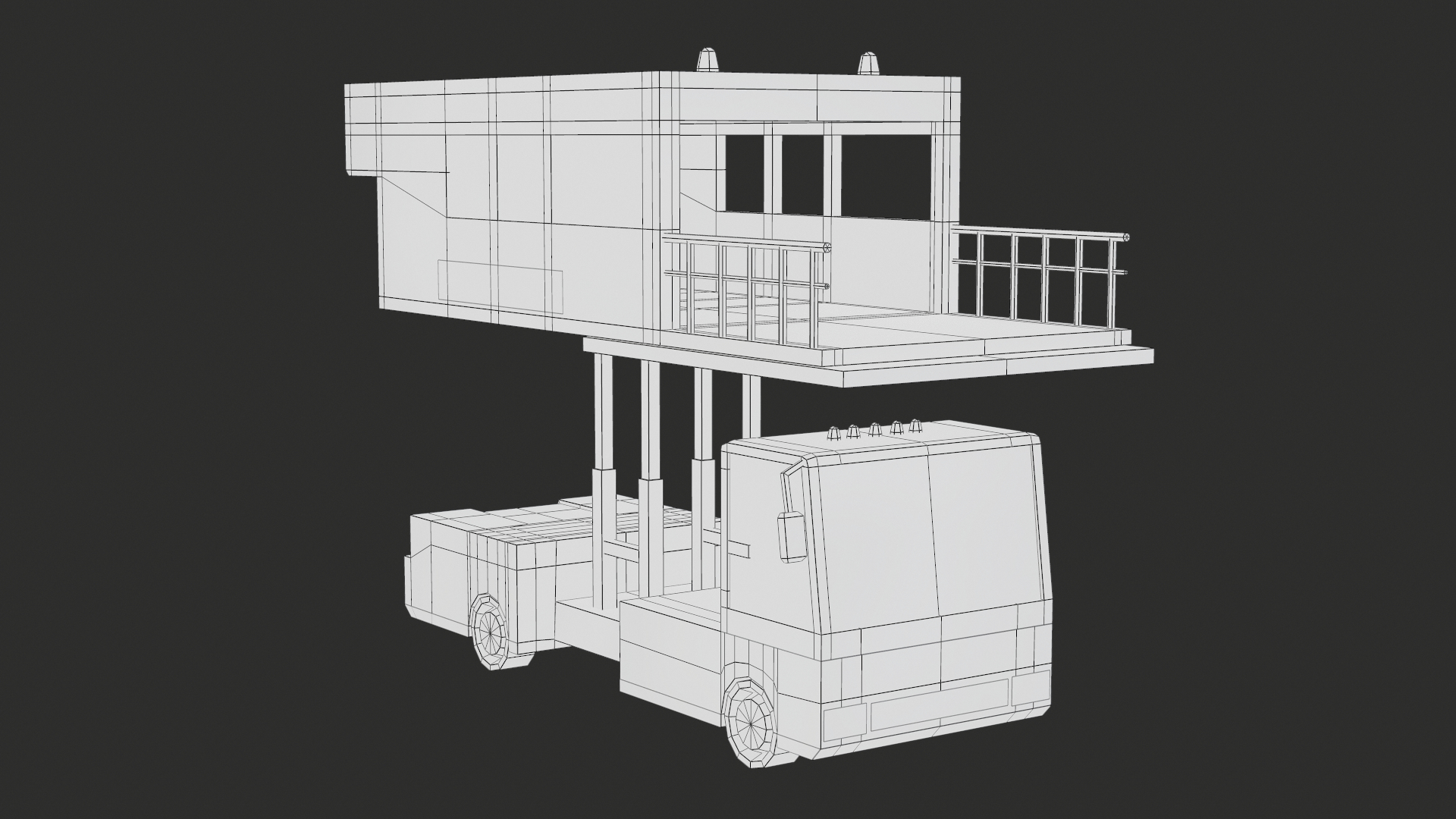 Cartoon Ambulift 10 Lowpoly Airport Vehicle PBR 3D Model - TurboSquid ...