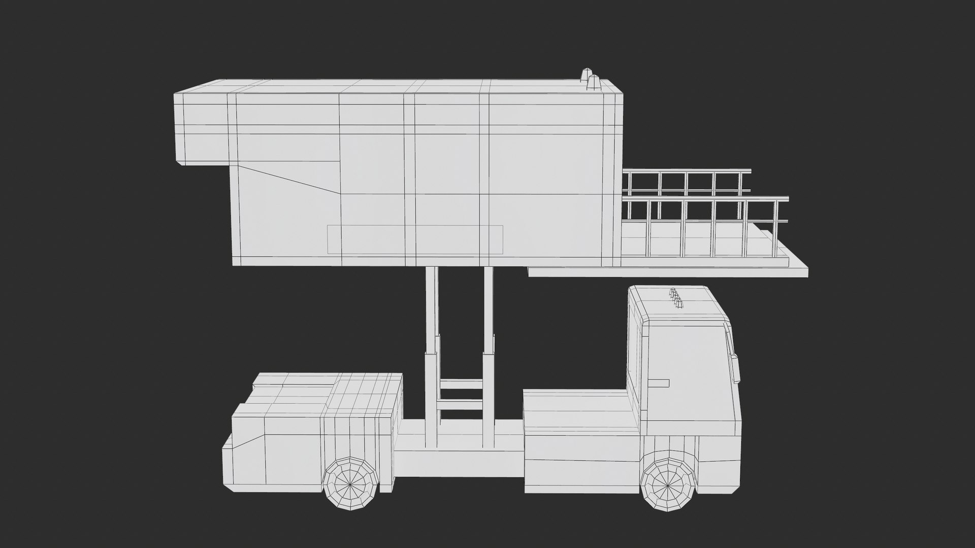 Cartoon Ambulift 10 Lowpoly Airport Vehicle PBR 3D Model - TurboSquid ...