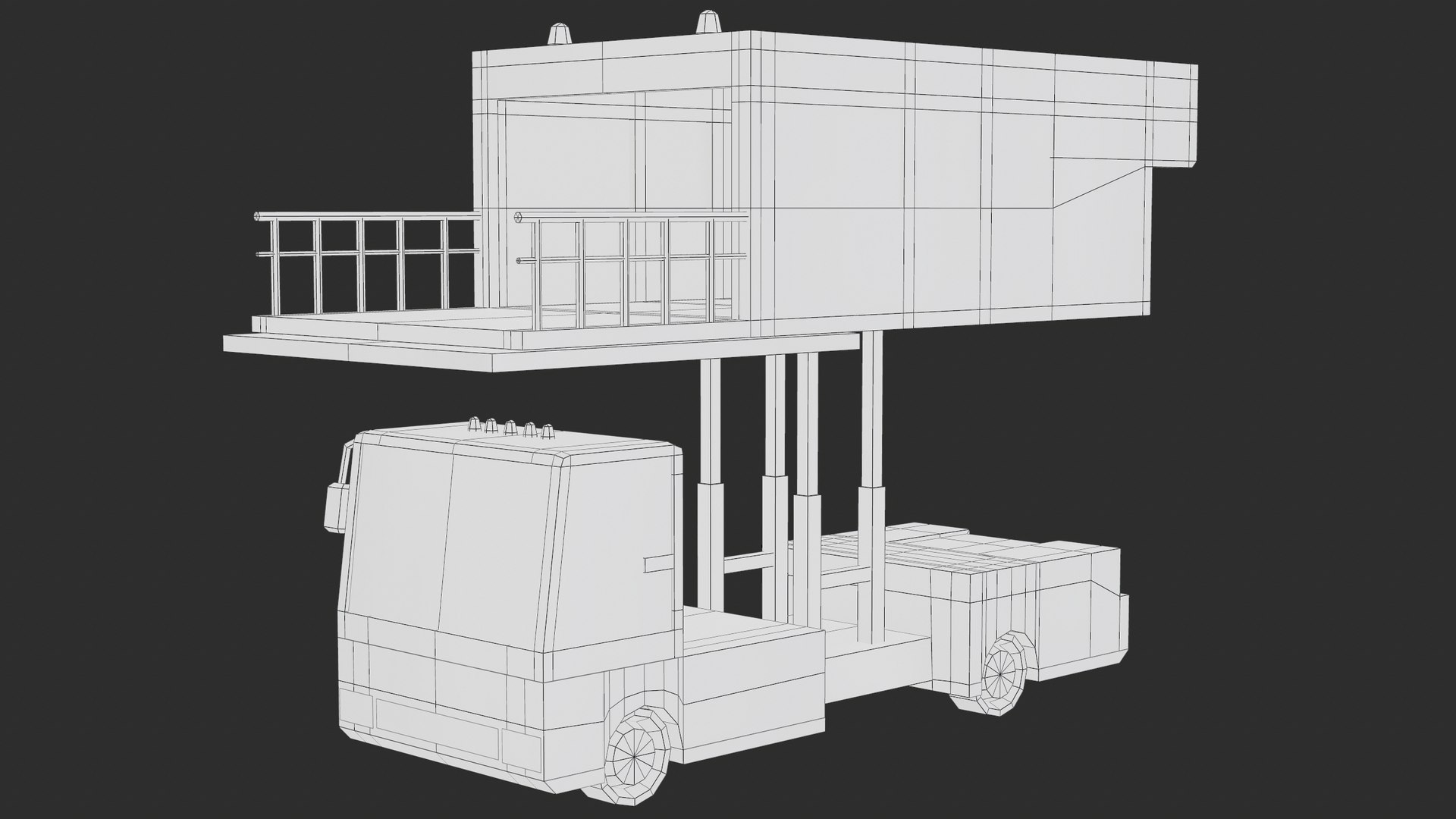 Cartoon Ambulift 10 Lowpoly Airport Vehicle PBR 3D Model - TurboSquid ...