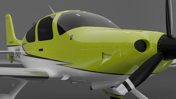 modelo 3d Cirrus SR22 - 8 colores incluidos - TurboSquid 2053356