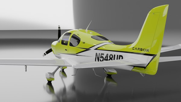modelo 3d Cirrus SR22 - 8 colores incluidos - TurboSquid 2053356