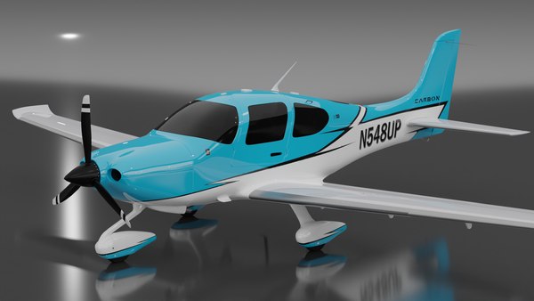 modelo 3d Cirrus SR22 - 8 colores incluidos - TurboSquid 2053356