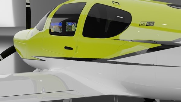 modelo 3d Cirrus SR22 - 8 colores incluidos - TurboSquid 2053356