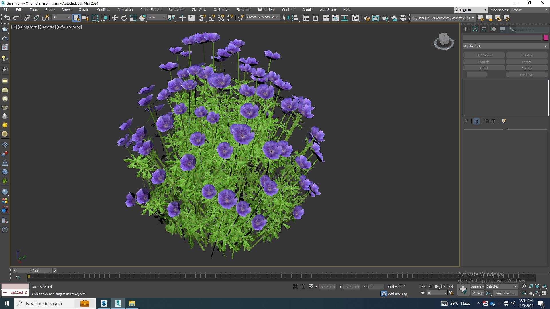 3D Geramium - Orion Cranesbill - TurboSquid 2306827