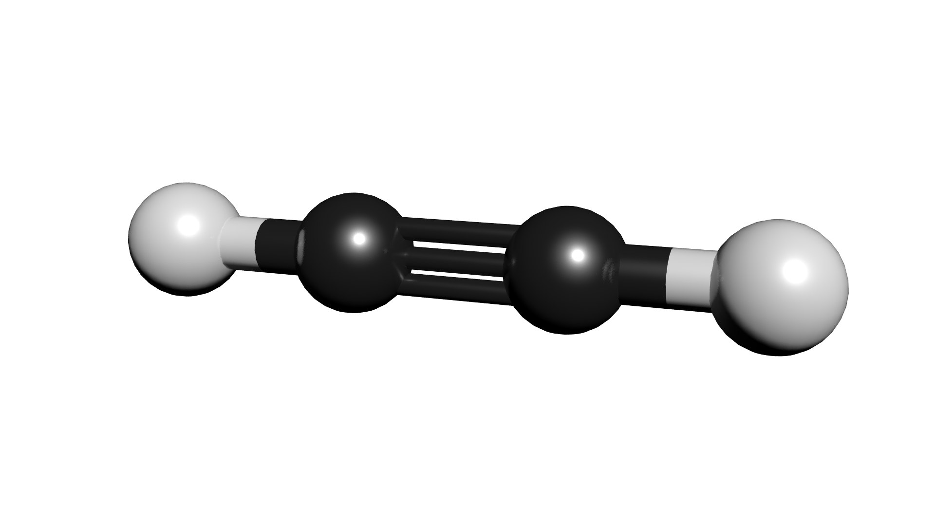 C2h2 Molecule Ethyne Model - TurboSquid 1424332