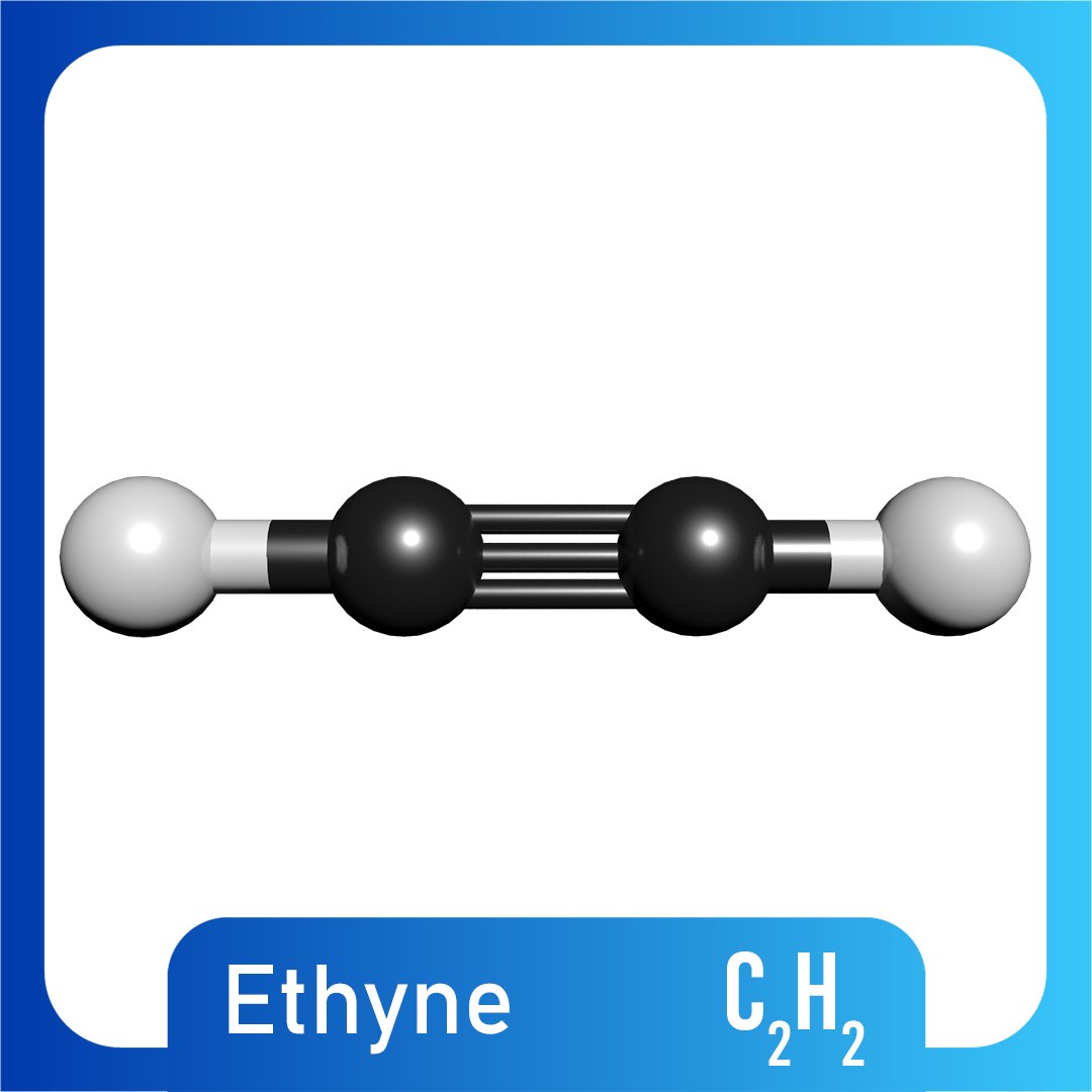 C2h2 Molecule Ethyne Model - TurboSquid 1424332