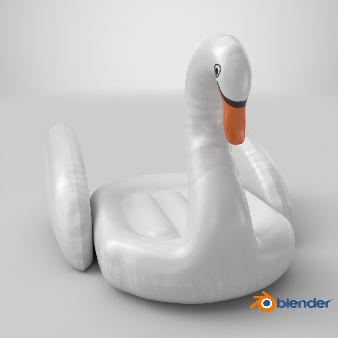 Inflatable Swan 3D - TurboSquid 2251318