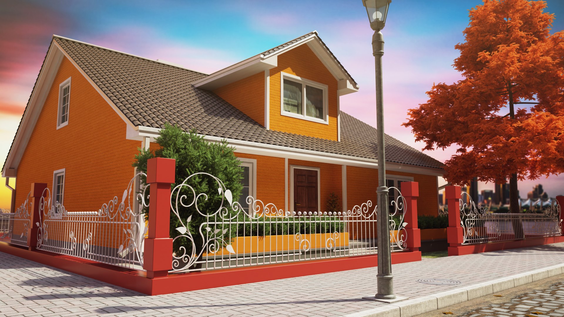 Suburban House 3D Model - TurboSquid 1532109