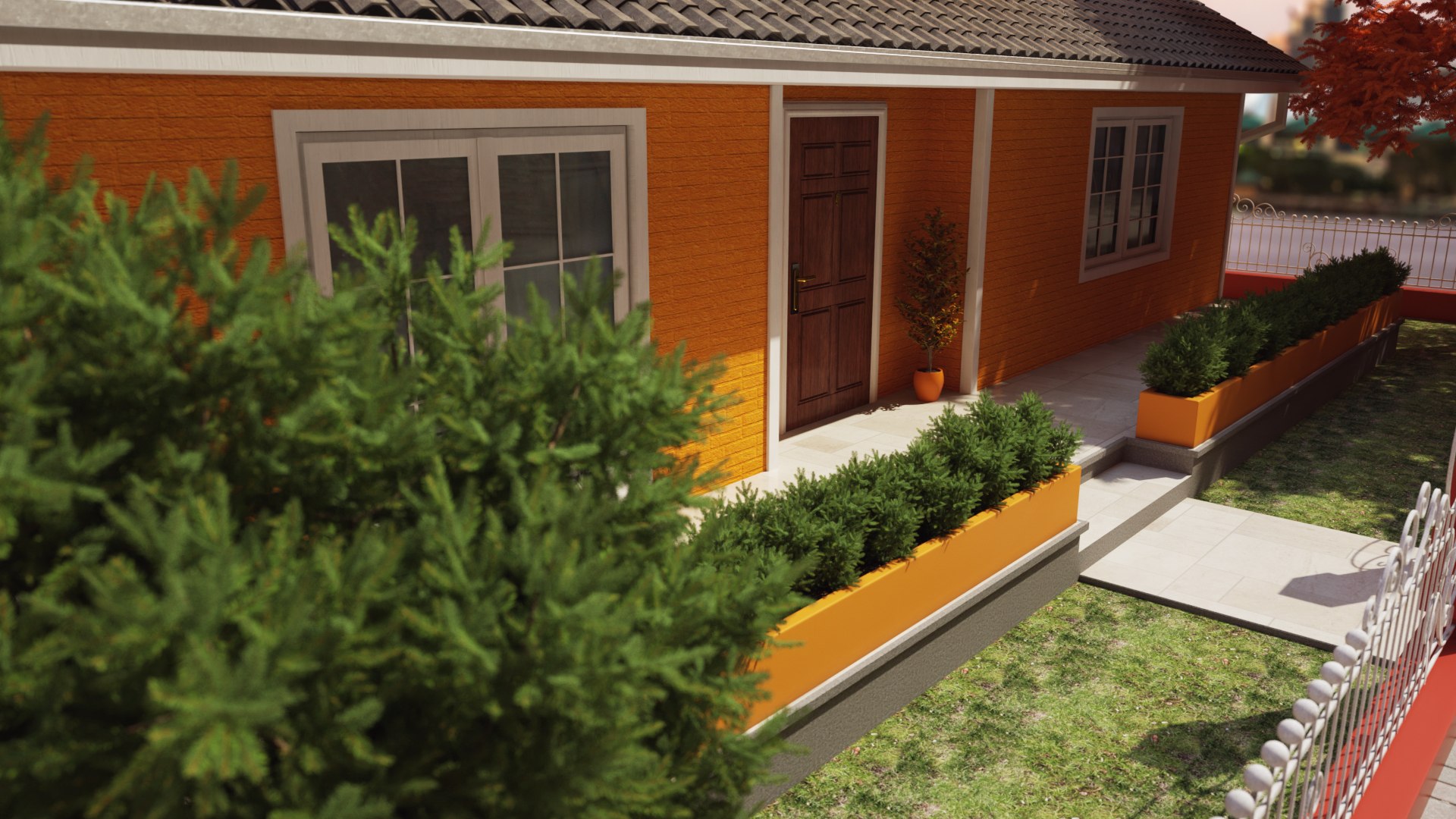 Suburban House 3D Model - TurboSquid 1532109