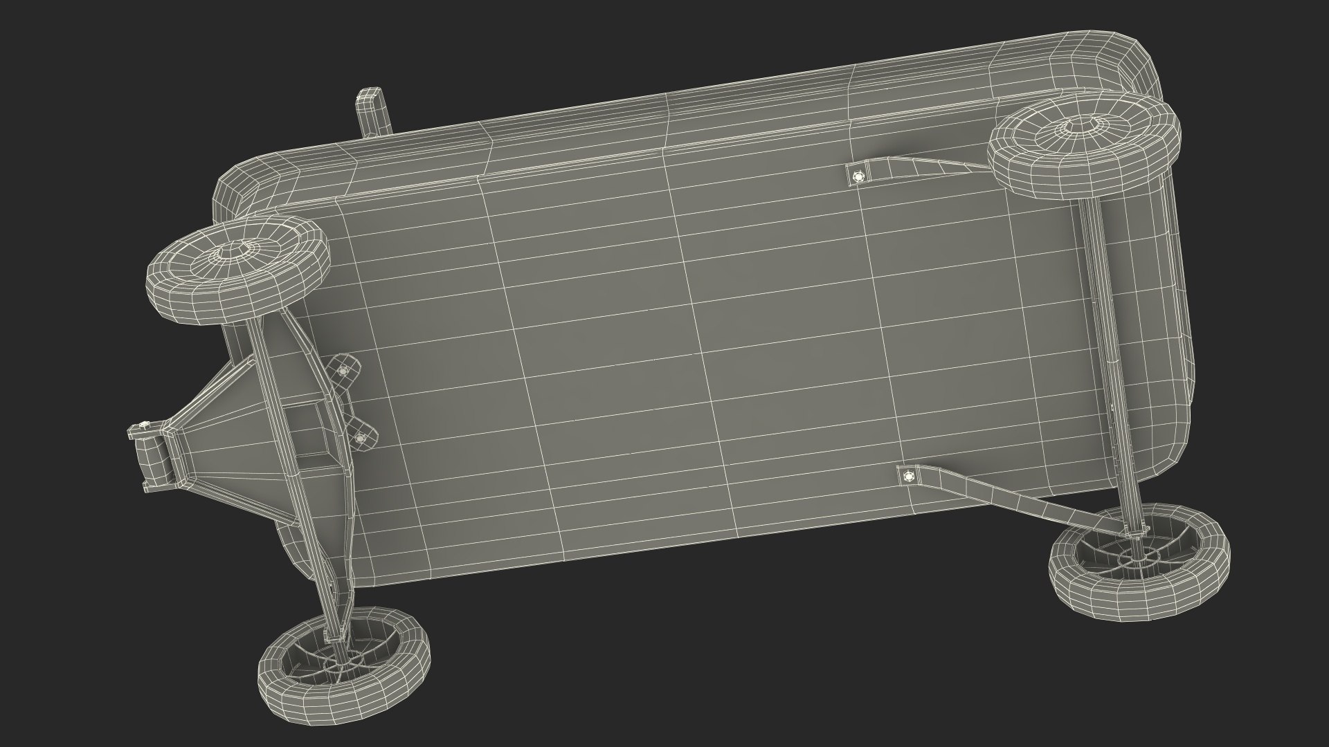 3D Kids And Toddler Classic Steel Pull Wagon Model - TurboSquid 2131651
