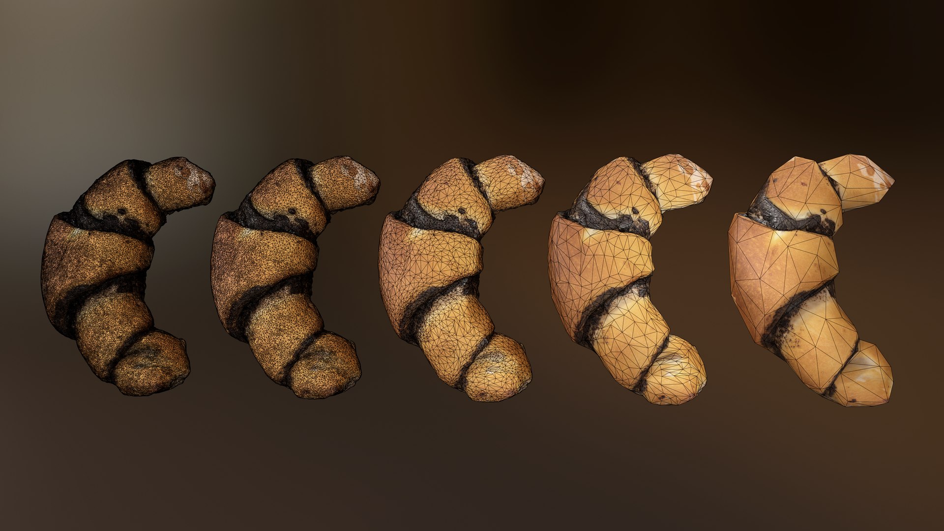 3D Bakery Products Pack Food - TurboSquid 1548900