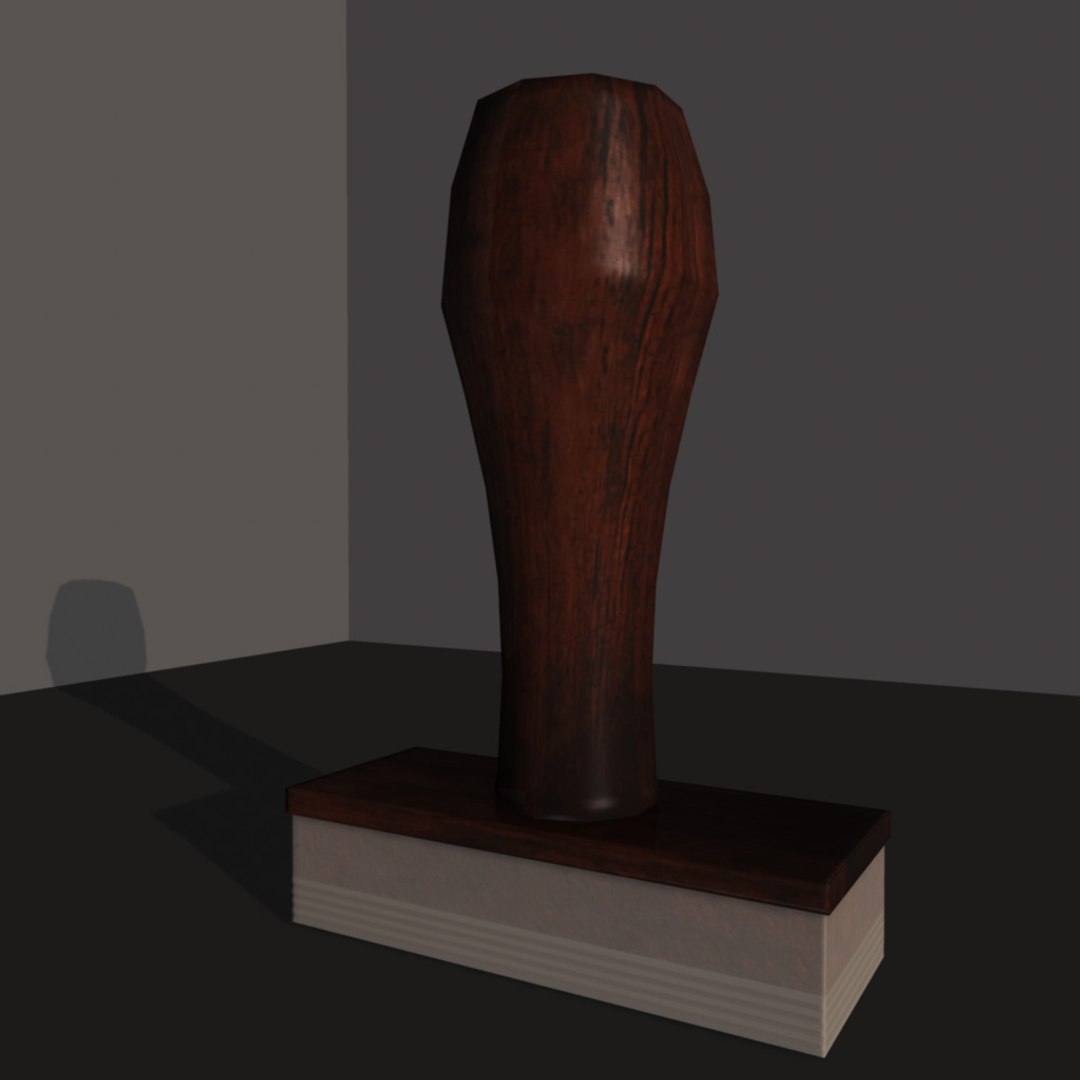 3d rubber stamp model